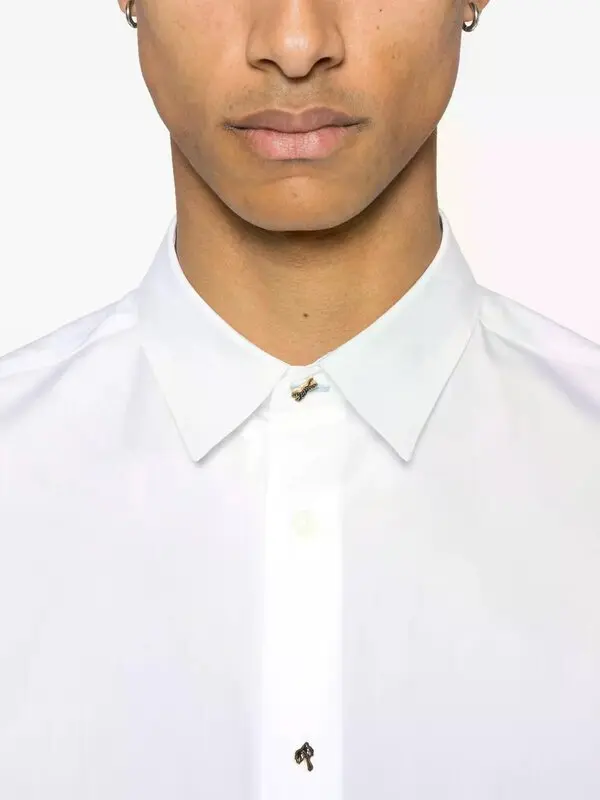 Paul Smith Charm-button Cotton Shirt
