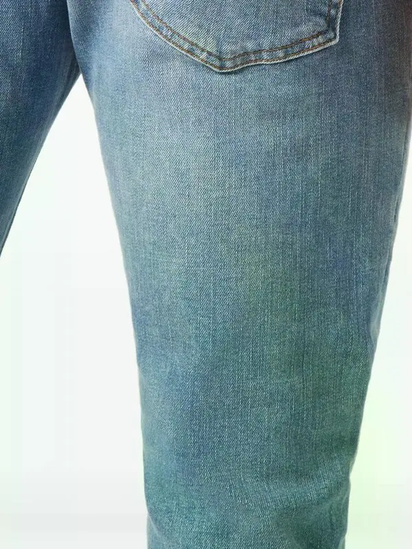 Philipp Plein Hexagon Appliqué Straight Jeans
