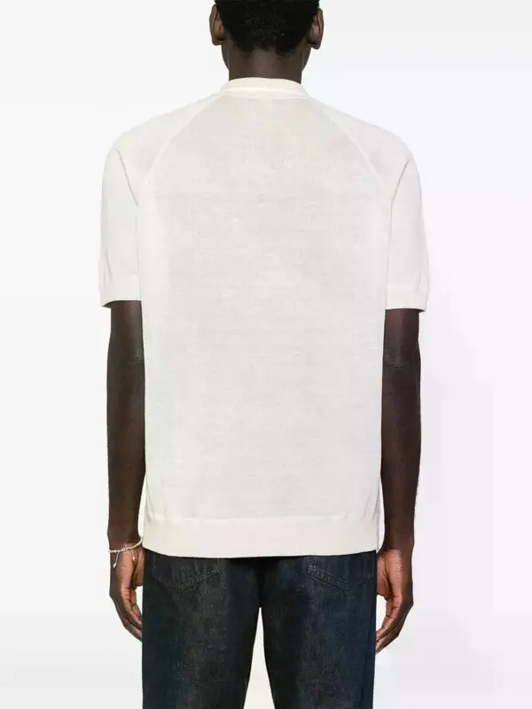 Eleventy Knitted Polo Shirt