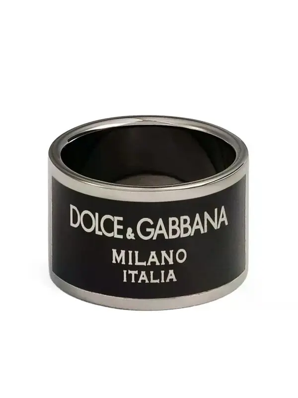Dolce & Gabbana Logo-embellished Ring - Black