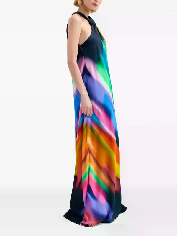 Essentiel Antwerp Halinki Maxi Dress In Blue - 41% Off | Editorialist