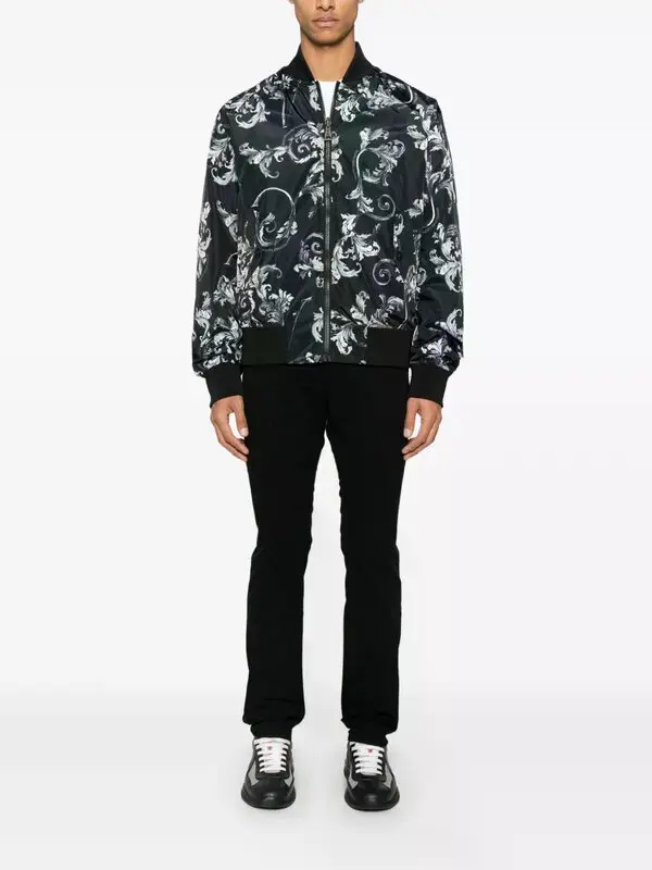 Versace Barocco-print Bomber Jacket