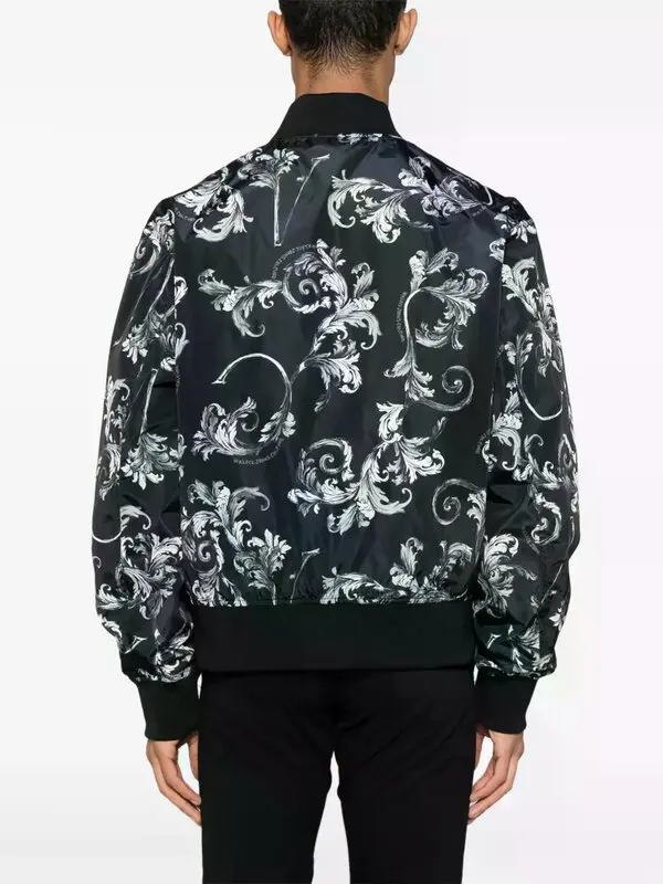 Versace Barocco-print Bomber Jacket