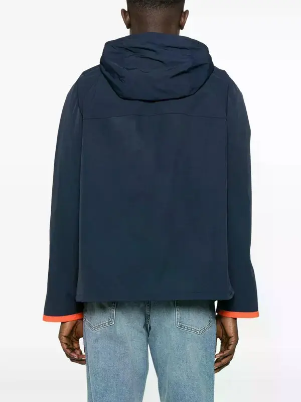 FAY Hooded Jacket With Patch Pockets