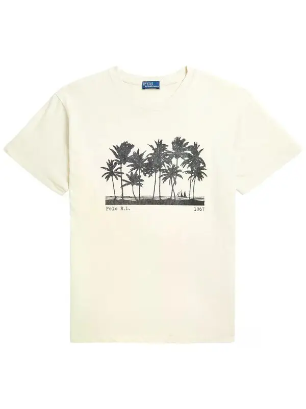 Polo Ralph Lauren Graphic Print T-shirt - Neutrals