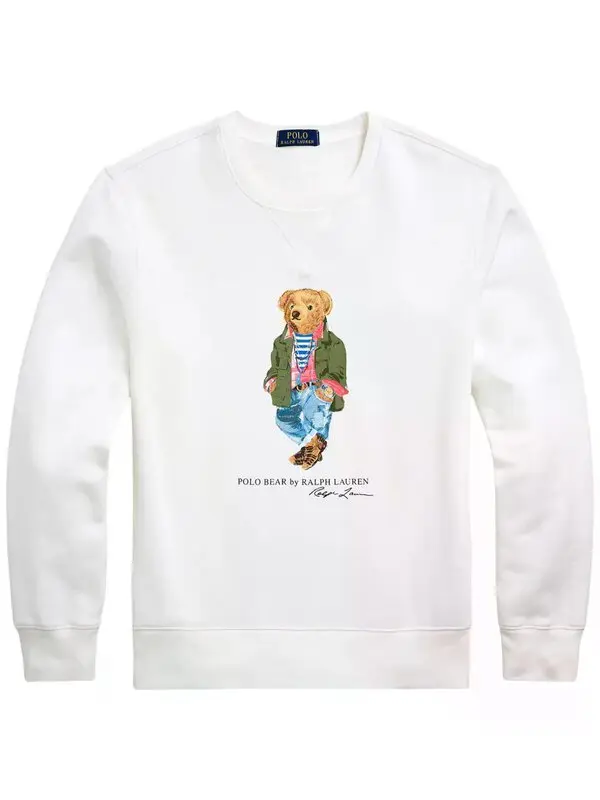 Polo Ralph Lauren Bear-motif Sweatshirt - White