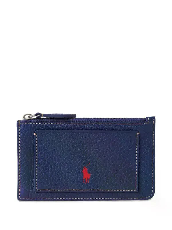 Polo Ralph Lauren Polo Pony-debossed Wallet - Blue