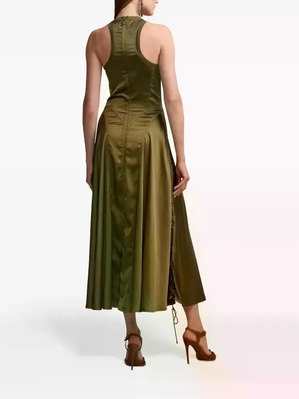 Floral Ralph Lauren Two Tone Jersey Dress Mint Velvet Panelled Satin Maxi  Dress, Green