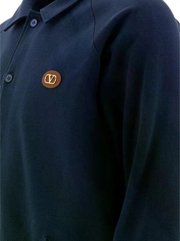 Valentino Garavani Logo-patch Cardigan