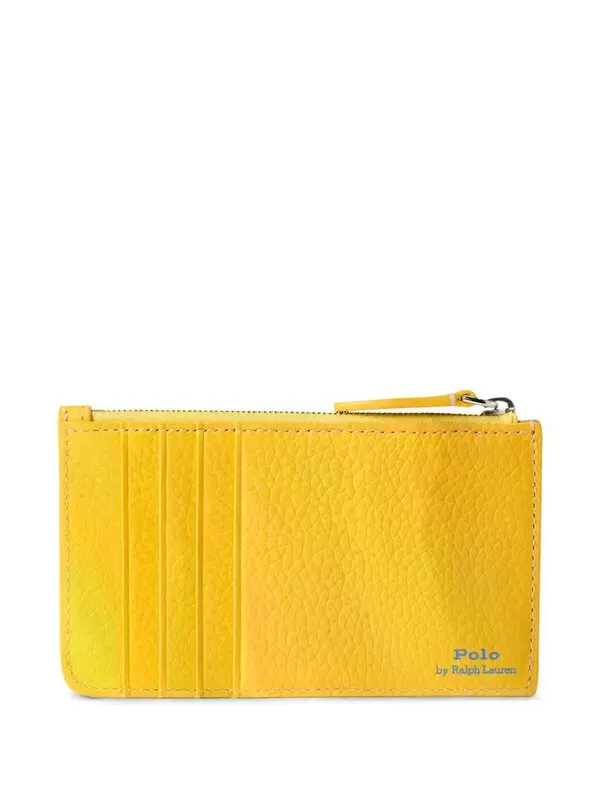 Polo Ralph Lauren Polo Pony-debossed Wallet - Yellow