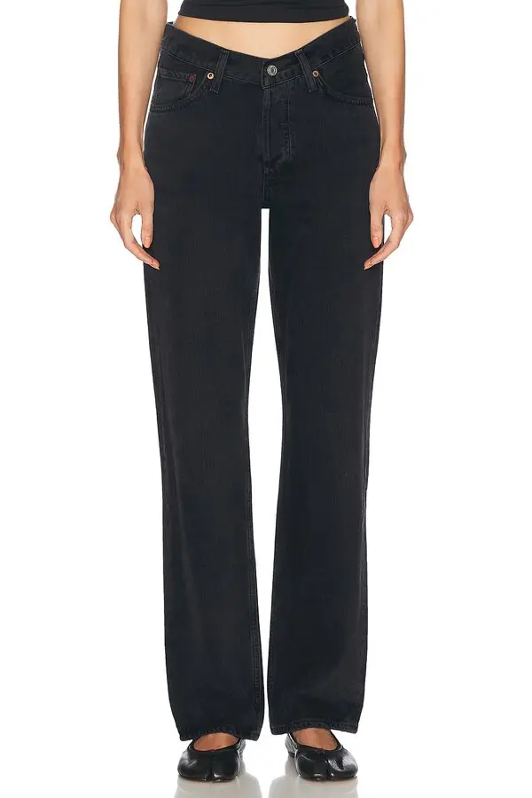 AGOLDE V-waist Kelly Jeans - Decibel