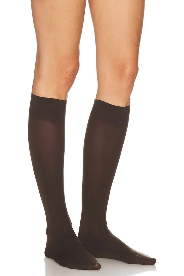 Falke Pure Matt 50 Sensitive Top Knee Highs - Brenda