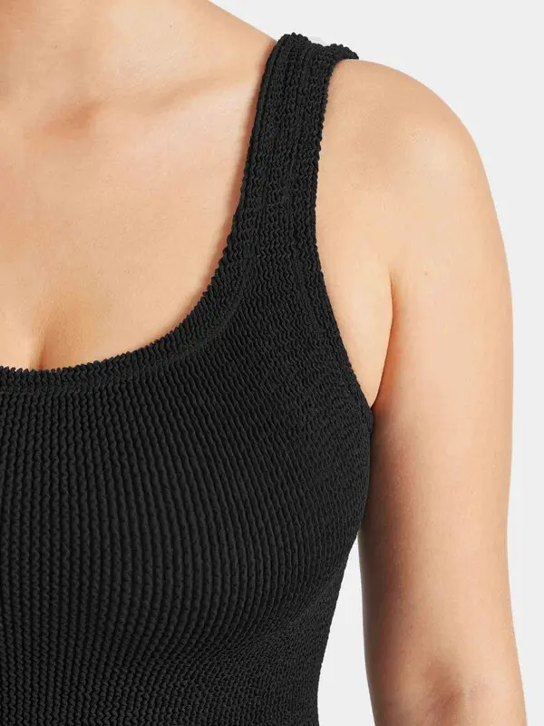 Hunza G Coverage Square Neck Swimsuit - Black