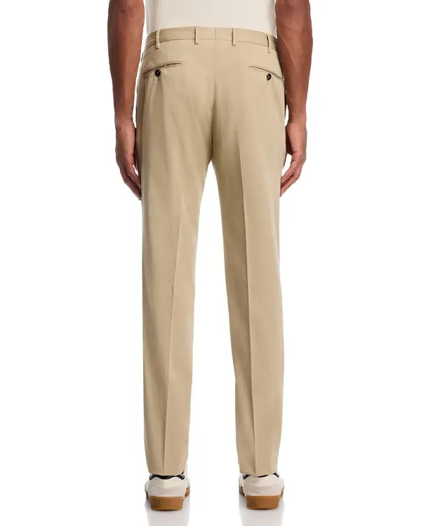 PT TORINO Garment-dyed Slim Fit Chinos - Tan