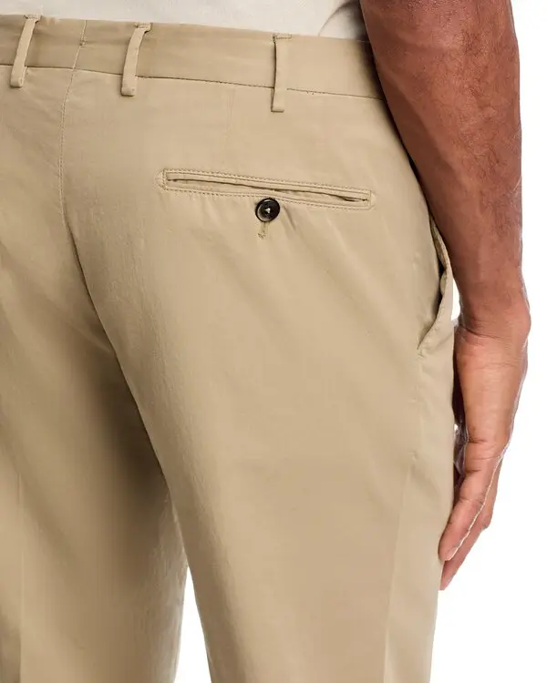 PT TORINO Garment-dyed Slim Fit Chinos - Tan