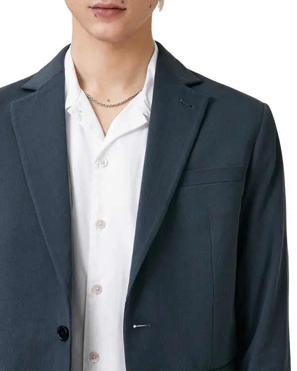 ALLSAINTS Bay Slim Fit Light Stretch Blazer - Ink Blue