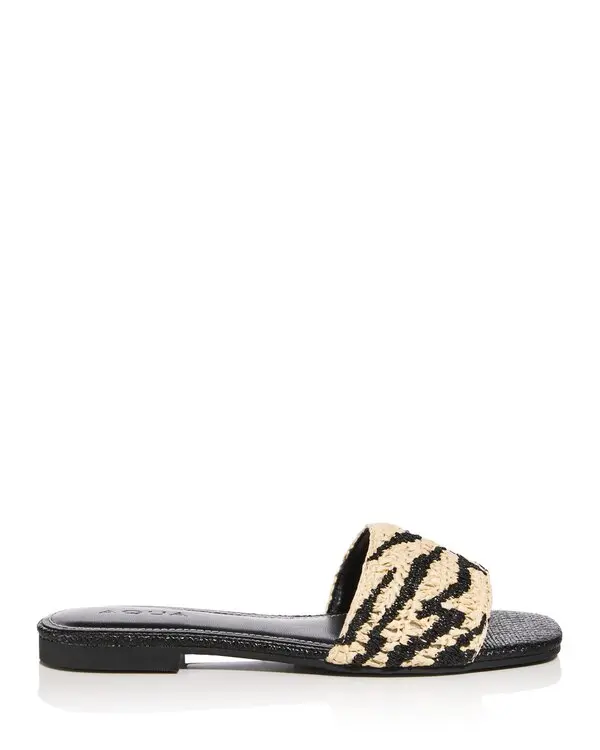Aqua Dyln Sandals Exclusive - Zebra