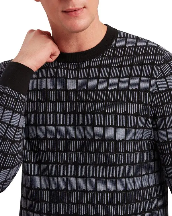 Ted Baker London Crewneck Jacquard Sweater