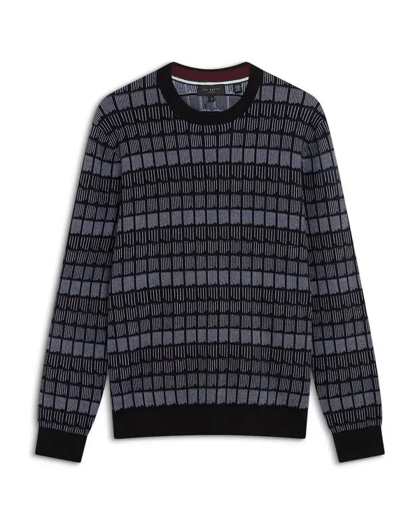 Ted Baker London Crewneck Jacquard Sweater