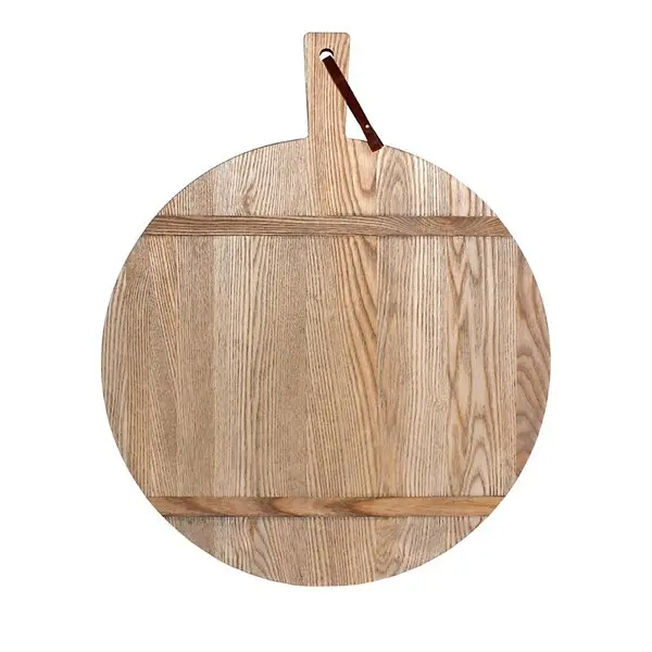 J.K. ADAMS Wood Large Round Serving Board - Ash