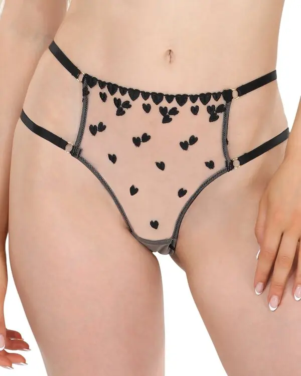 Honeydew Intimates Katarina Heart Mesh Bikini Bottom