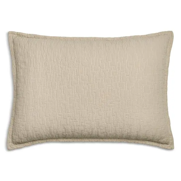 HUDSON PARK COLLECTION Textured Italian Matelasse Standard Sham Set Exclusive - Beige