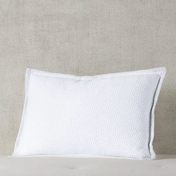 HUDSON PARK COLLECTION Textured Italian Matelasse Standard Sham Set Exclusive - White