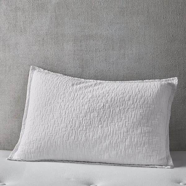 HUDSON PARK COLLECTION Textured Italian Matelasse Standard Sham Set Exclusive - White