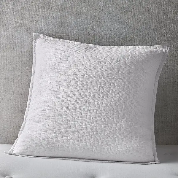 HUDSON PARK COLLECTION Textured Italian Matelasse Euro Sham Set Exclusive - White