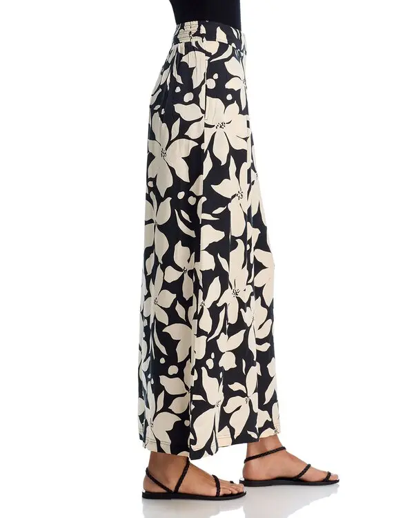 Aqua Ayala Floral Wide Leg Pants
