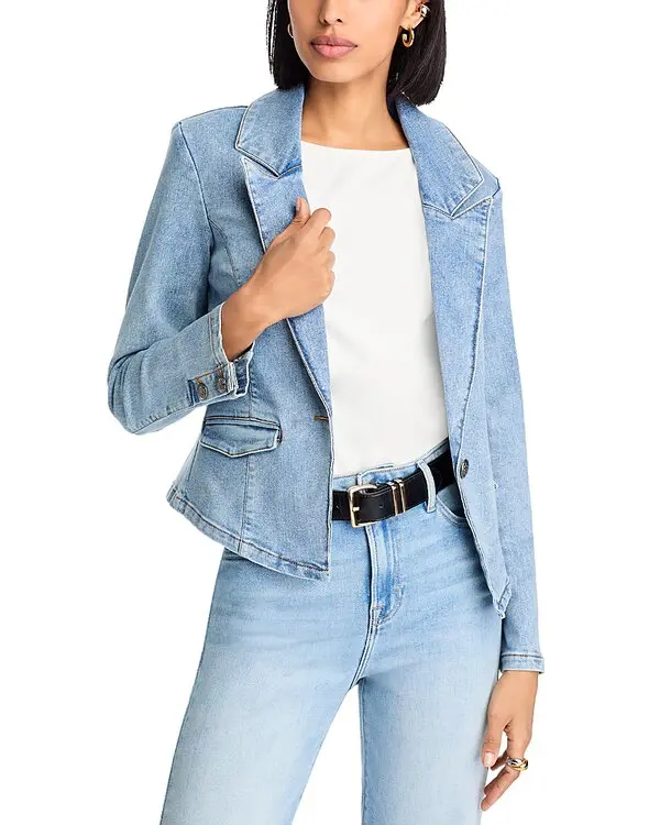Aqua Denim Blazer