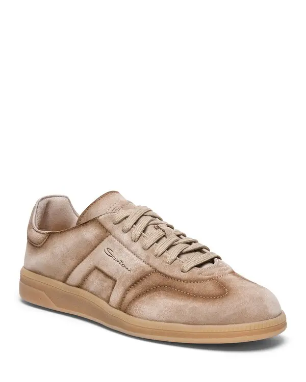Santoni Low Top Sneaker - Light Brown