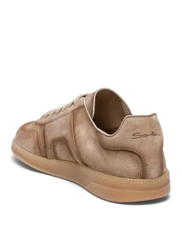Santoni Low Top Sneaker - Light Brown