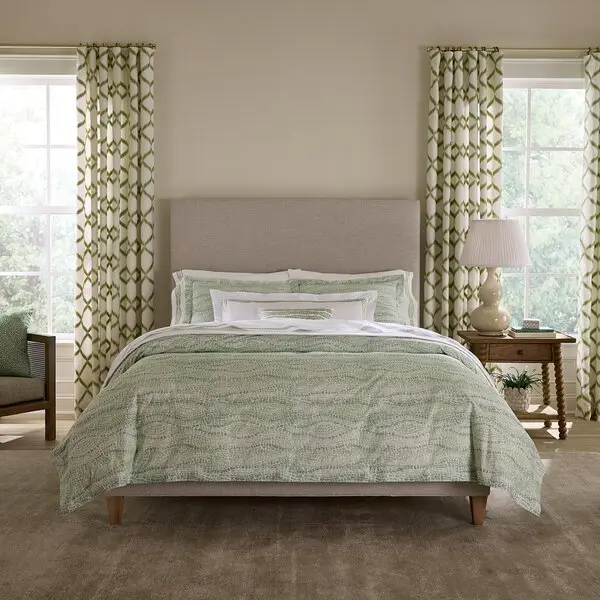 SFERRA X Scalamandre Cobblestones Duvet Cover, Full Queen - Willow
