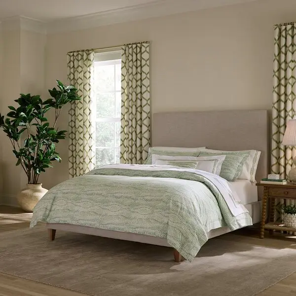 SFERRA X Scalamandre Cobblestones Duvet Cover, Full Queen - Willow