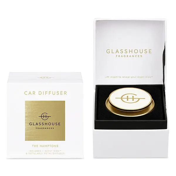 GLASSHOUSE FRAGRANCES The Hamptons Car Diffuser - No Color