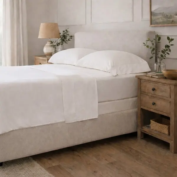 POM POM AT HOME Sateen Sheet Set, King - Ivory