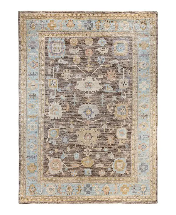 Bloomingdale'S Colorful Oushak M1945 Area Rug, 9'10 X 13'9