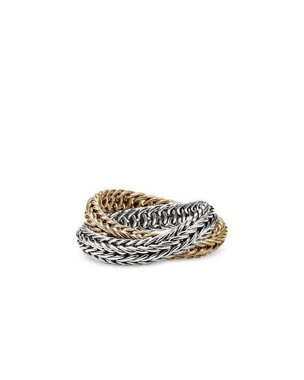 John Hardy Kami Chain Crossover Ring