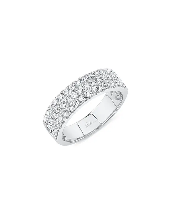 SHY CREATION 14k Gold Diamond Band 0.91 Tcw - White