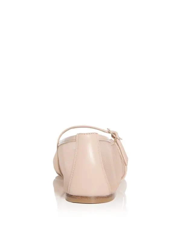 STUART WEITZMAN Bareitall Mary Jane Flats - Beige