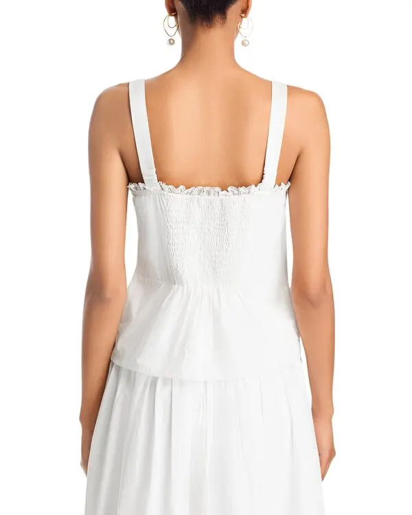 Aqua Lace Inset Tank Top