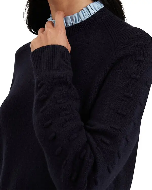 Ted Baker London Lissiah Layered Sweater - Dark Blue