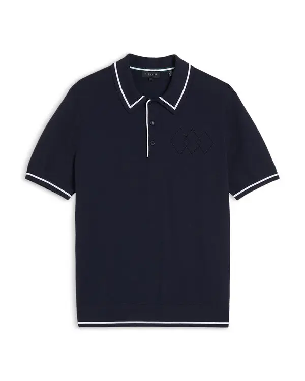 Ted Baker London Dunow Pointelle Polo Shirt