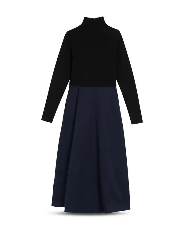 Ted Baker London Knit Bodice Wrap Skirt Dress
