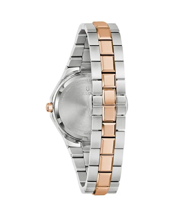 Bulova Prestige Two Tone Watch, 32mm - Silver/two Tone