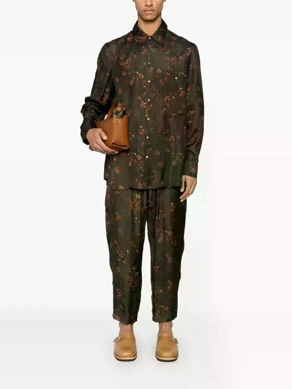 UMA WANG Pigiama Trousers - Brown