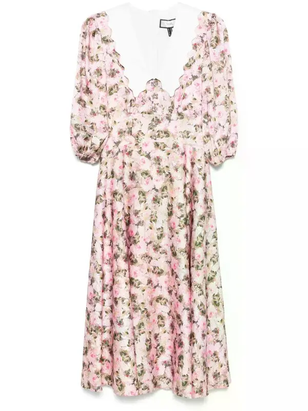 NISSA Floral Midi Dress