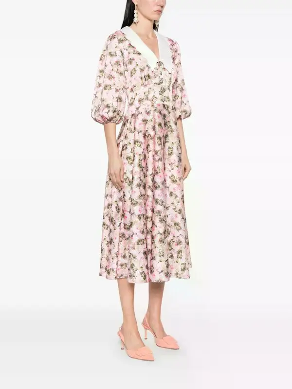 NISSA Floral Midi Dress