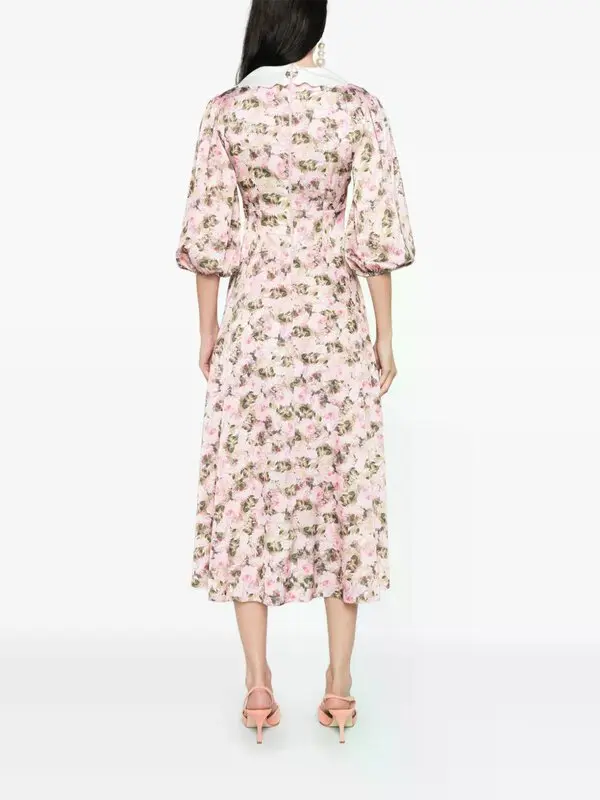 NISSA Floral Midi Dress